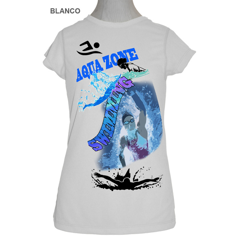 Playera Dama y niños Natación - SERVIMICH, su mejor opción.